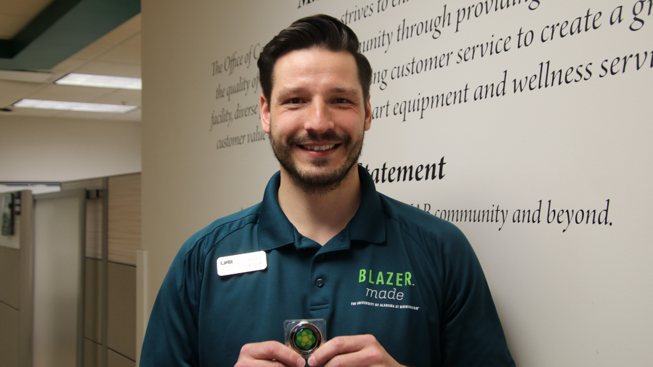 CENTERS Employee Awarded UAB Thank You Coin - CENTERS